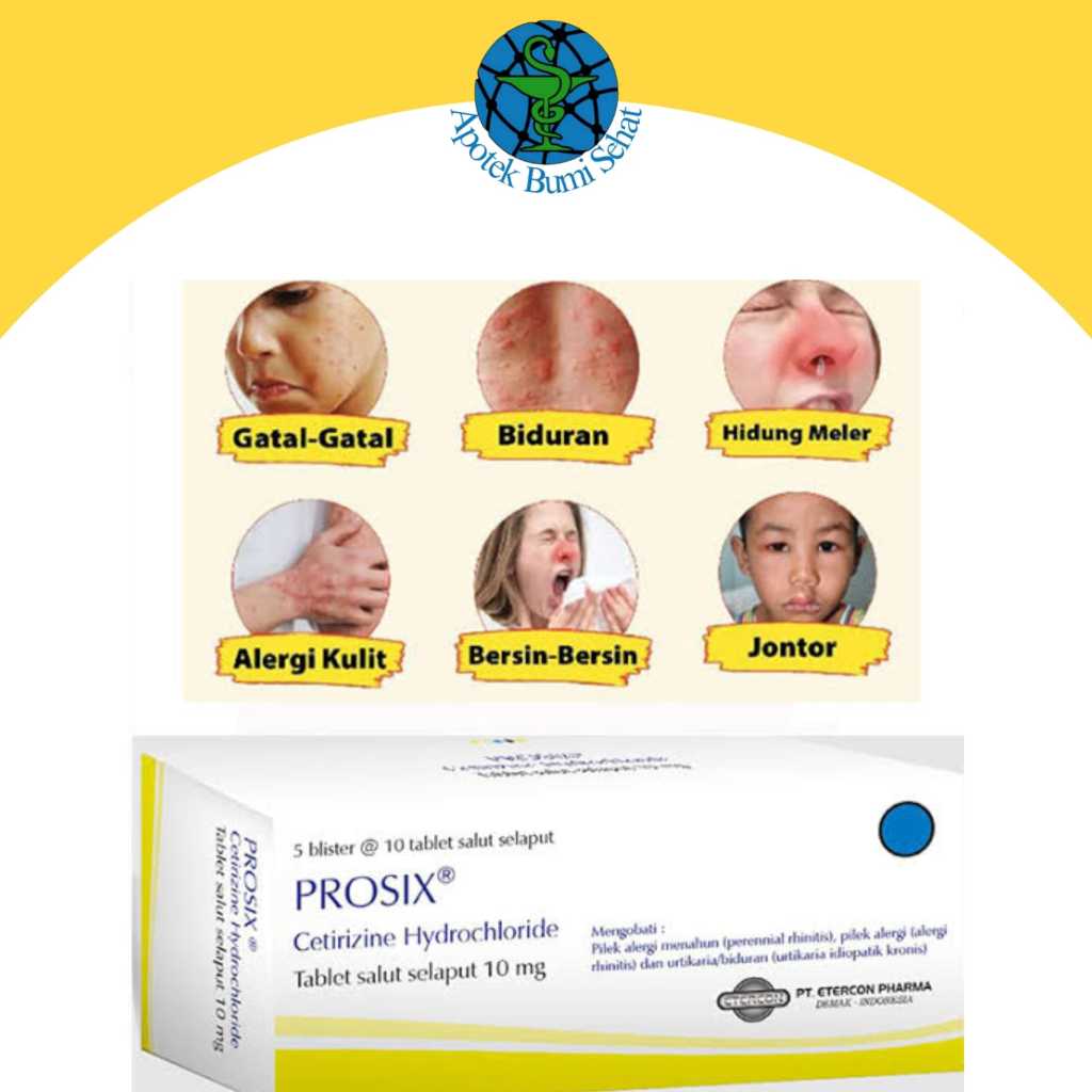 Jual PROSIX TABLET 10 MG 1 STRIP ISI 10 TABLET | Shopee Indonesia