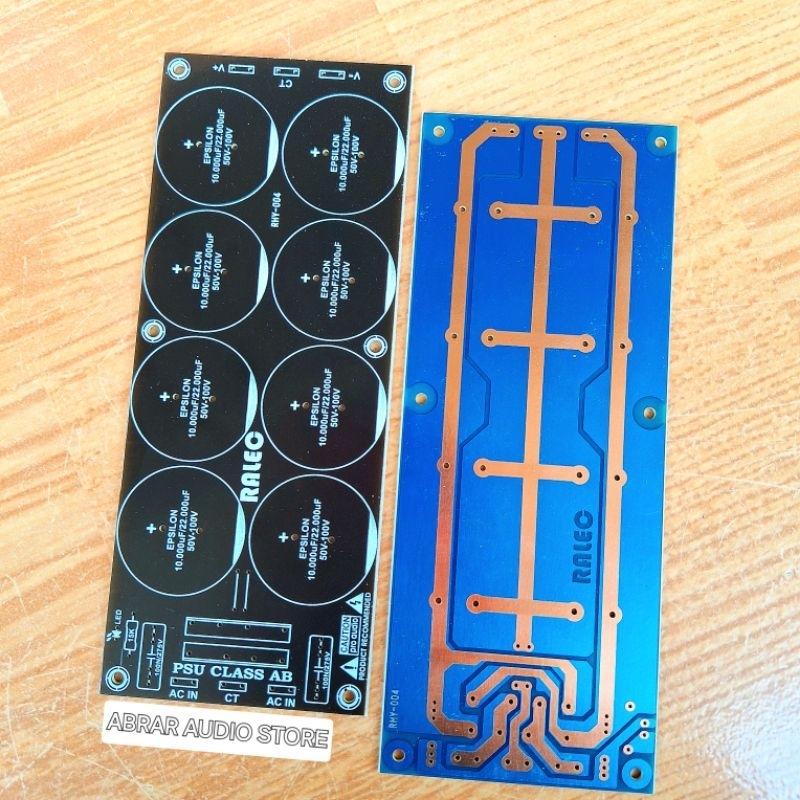 Jual PCB ELCO CLASS AB 8 CAPASITOR 18X7,2CM HITAM | Shopee Indonesia