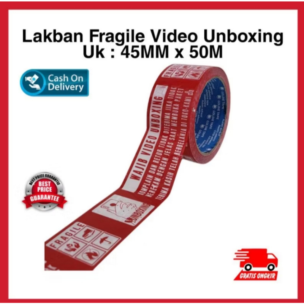 Jual Lakban Fragile Video Unboxing Premium Quality Termurah - Versi ...