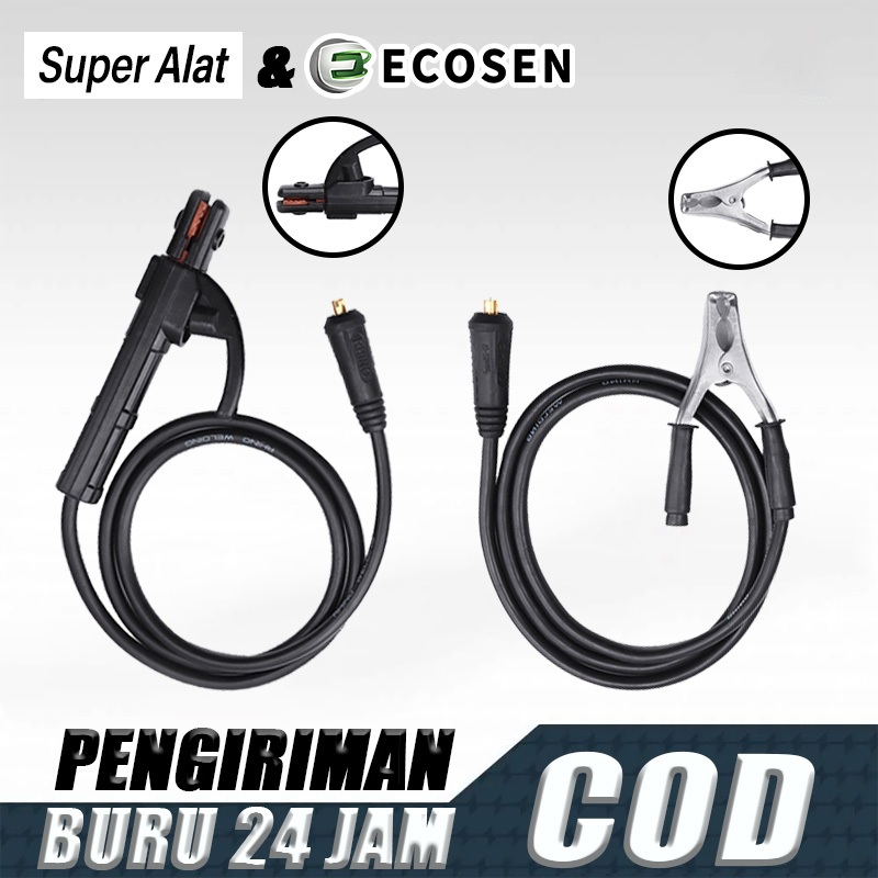 Jual Super Alat Kabel las set 2/3/5/10 meter Welding Cable Set Tang Las ...