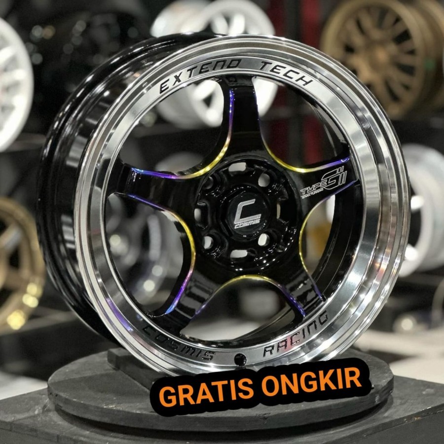 Jual velg racing r15 COSMIS TYPE G velg ring 15 lebar 6,5 brio agya ...