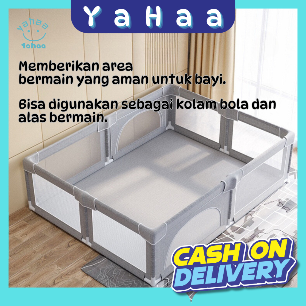 Jual YAHAA Pagar Bayi / pagar bayi bermain / Pagar Mainan Anak/kolam ...