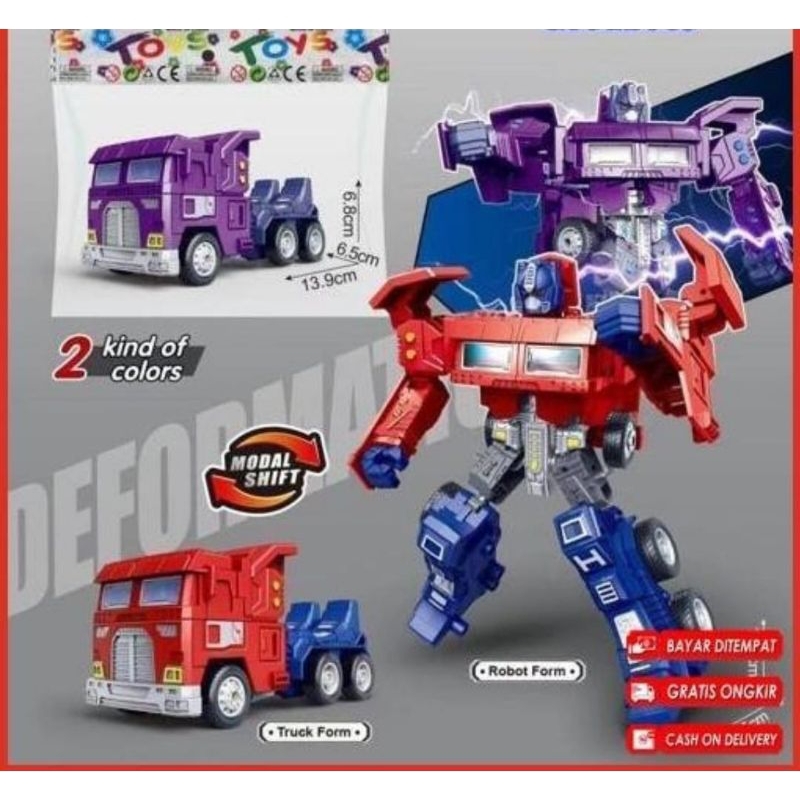 Jual Mainan Anak Jadi Robot Deformation Transformer Robot Car Robot ...