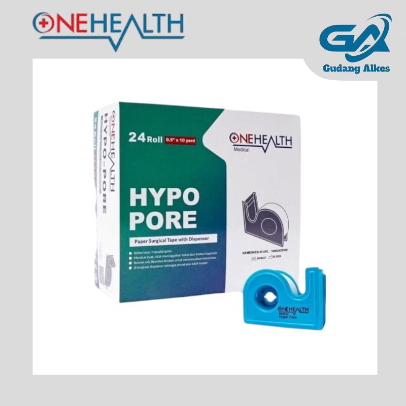 Jual Plester Infus Hypopore Plester Hypo Pore OneHealt Plester Kertas ...
