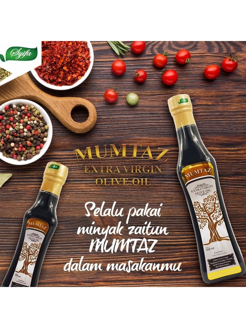 Jual Minyak Zaitun Mumtaz Ekstrak Virgin Oil isi 350ml | Shopee Indonesia