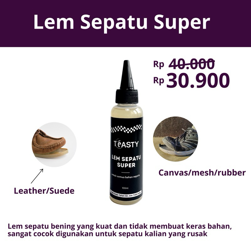 Jual Lem Sepatu Super Kuat Lem Daya Rekat Tahan Lama & Tahan Air Cocok ...