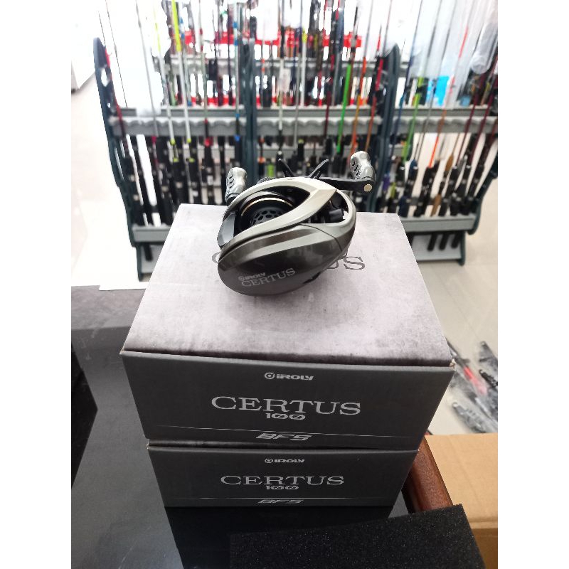Jual REEL BC IROLY CERTUS 100 SPOOL BFS | Shopee Indonesia