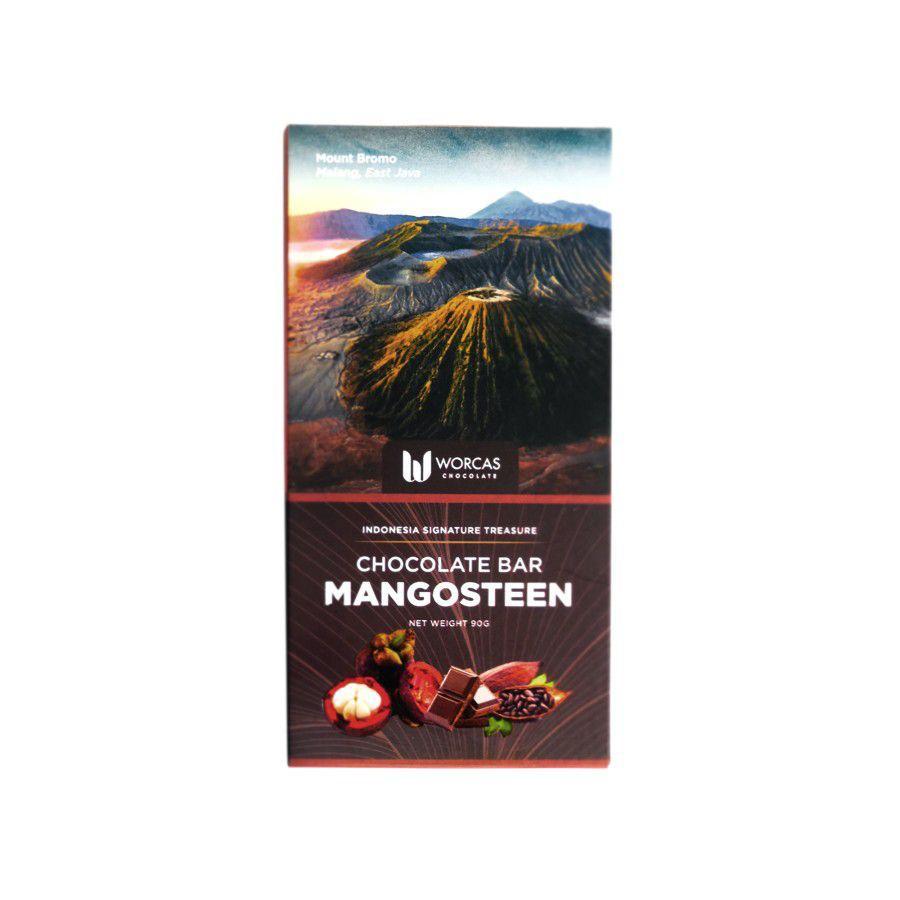 Jual Worcas Chocolate Bar Dark Chocolate Mangosteen Berat Satuan 90 ...
