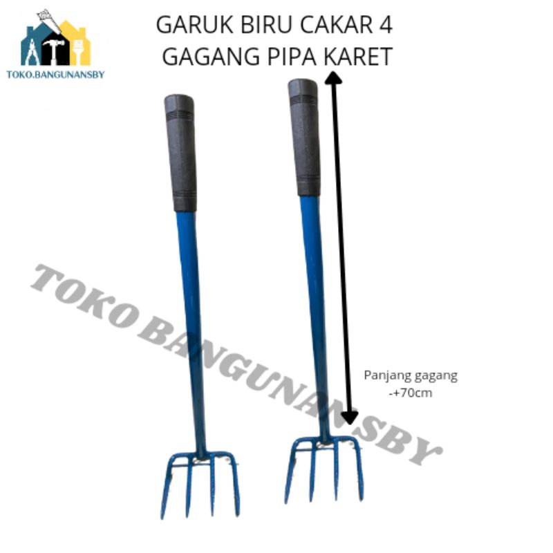 Jual GARUK BESI/GARUK SAMPAH/GARUK TANAH/GARUK BESI CAKAR 4 GAGANG PIPA ...