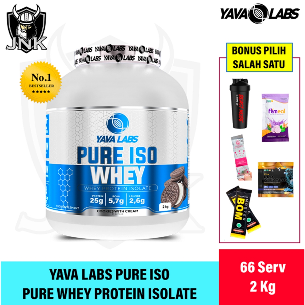 Jual Yava Labs PURE ISO Whey Protein Isolate 2 Kg 4.4 Lb | Cutting Diet ...