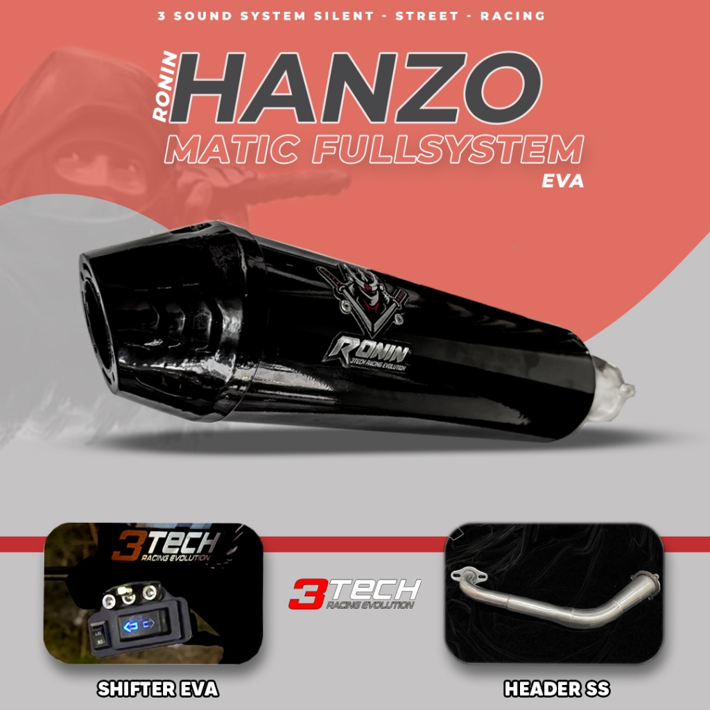 Jual Motor Matic 150cc - 160cc Ronin HANZO untuk Original DAN Bergaransi Resmi Knalpot 3 Suara ...