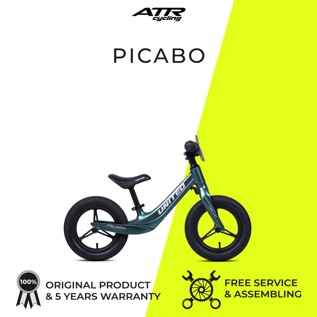 Jual Sepeda Anak Kids Push Bike United Picabo 12" (22.1) GN-SLV ...