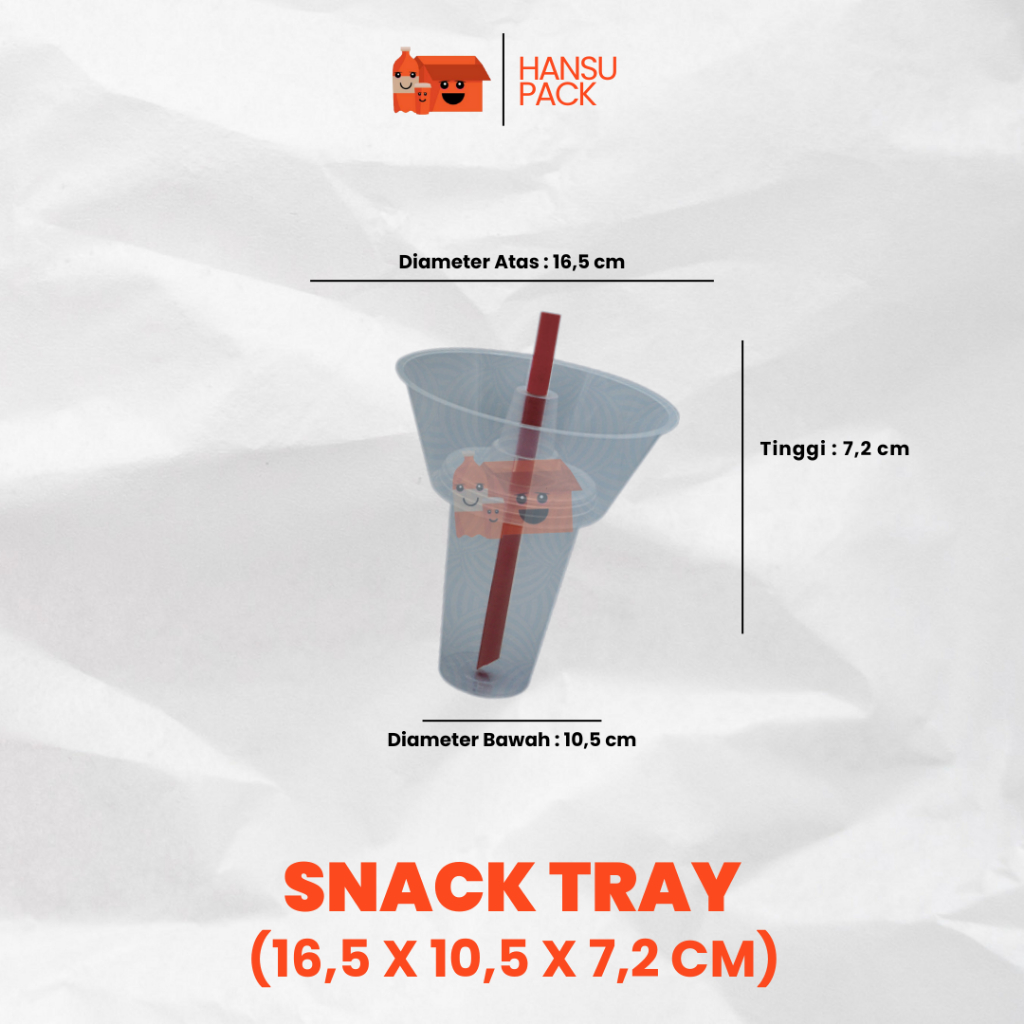 Jual (ISI 5 PCS) Snack Tray Tempat Makanan Kotak Cemilan Wadah Jajan ...