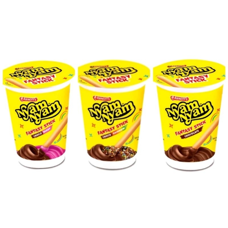 Jual Nyam Nyam Fantasy Stick 25G/Bubble Puff 18Gr | Shopee Indonesia
