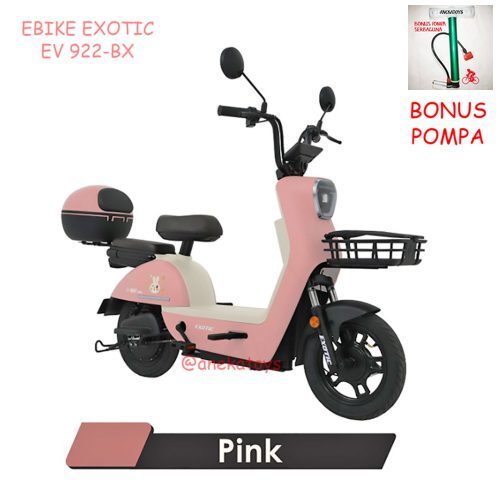 Jual (BONUS POMPA) Sepeda Listrik Exotic EV922-BX SLA 48V12Ah Power 500 ...