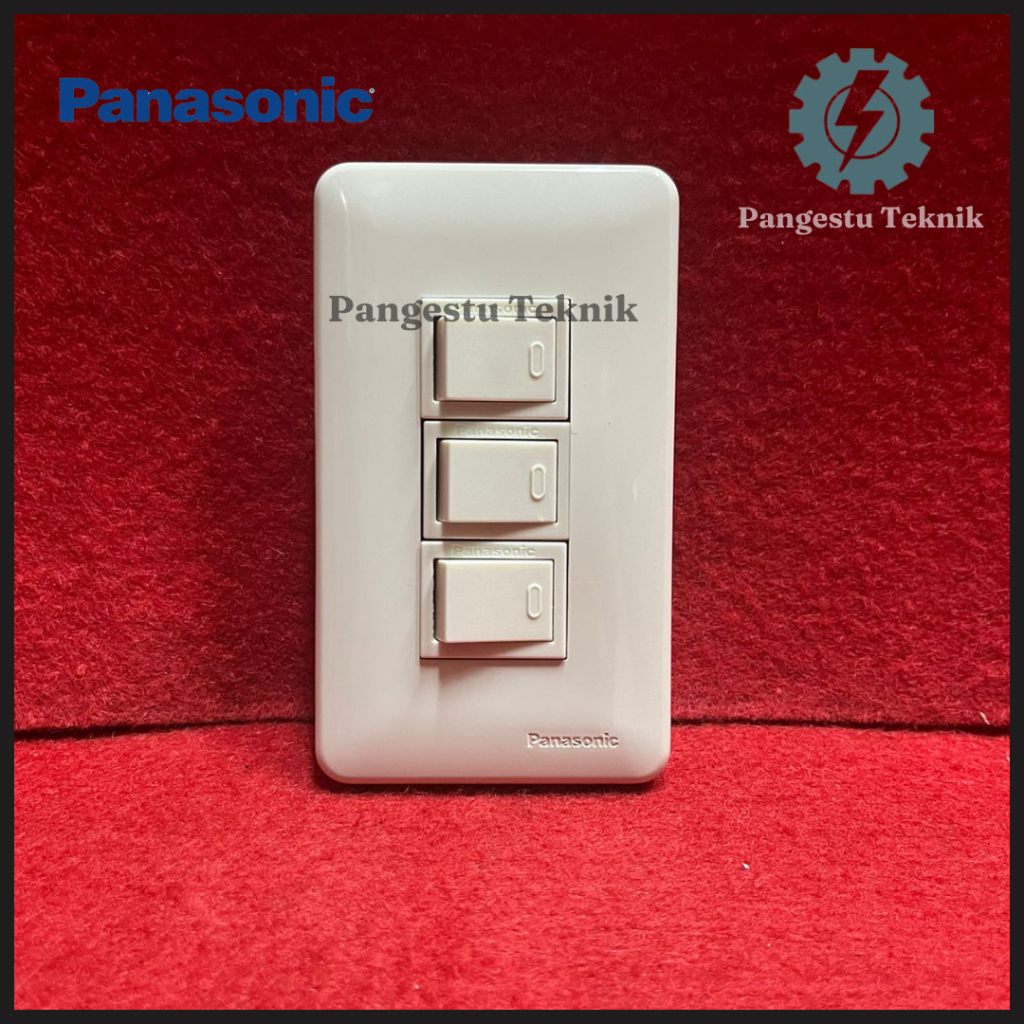 Jual Panasonic Triple Saklar Model Classic/ Panasonic Tiga Saklar Full ...