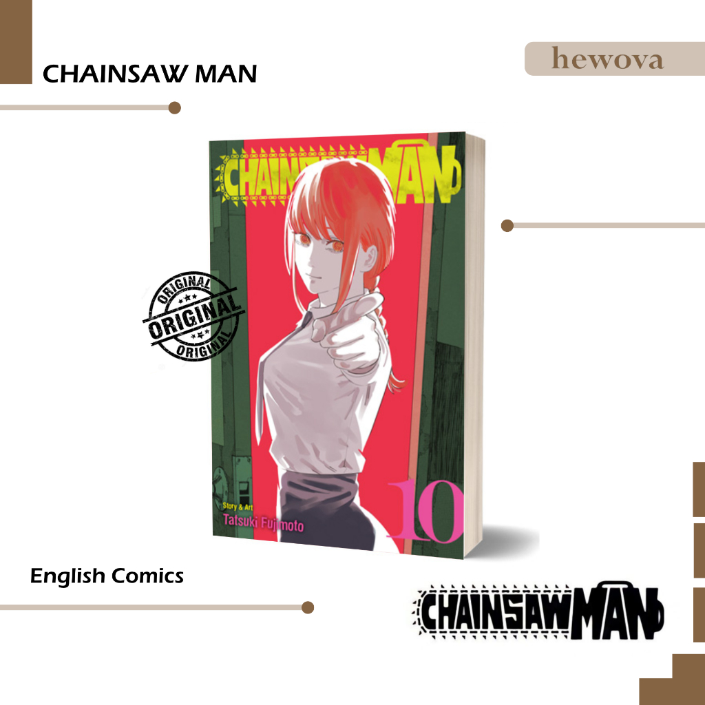 Jual Komik Chainsaw Man Volume 10 - Tatsuki Fujimoto | English | Shopee Indonesia