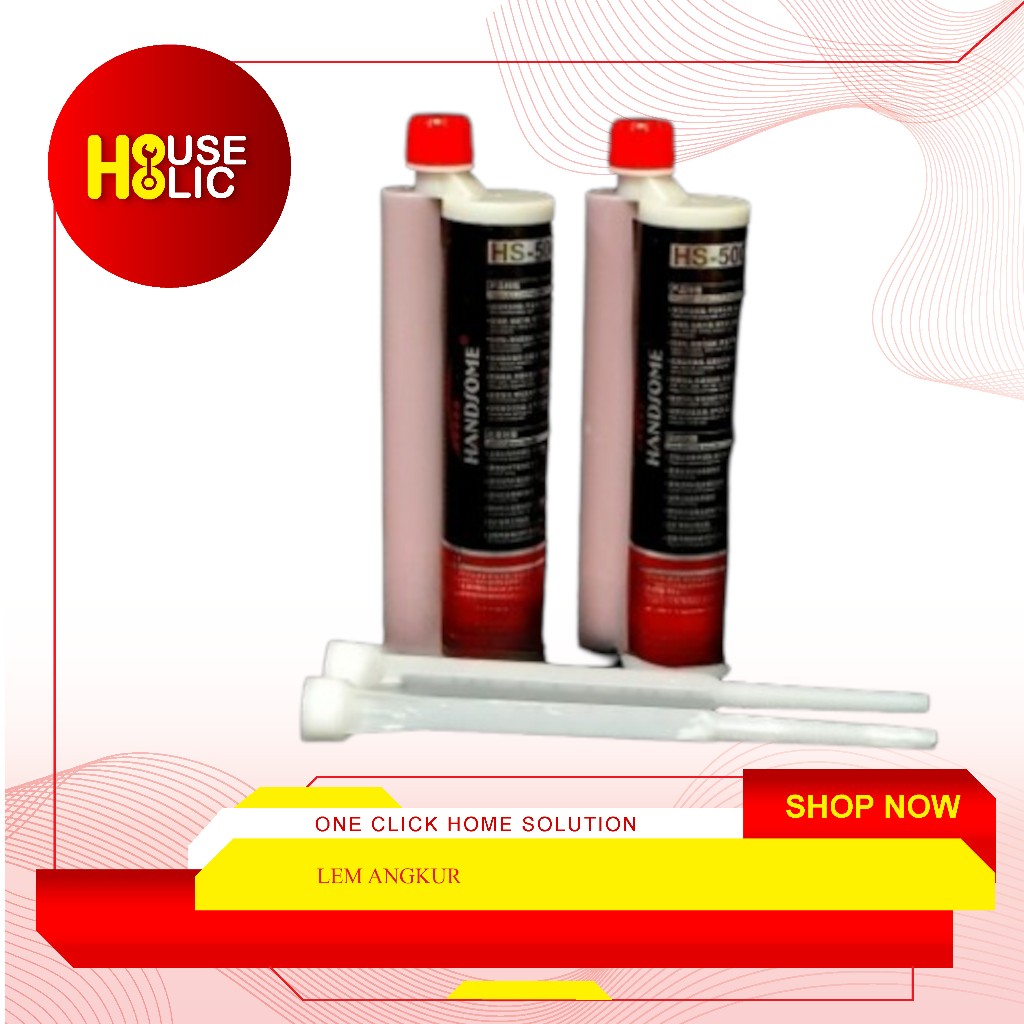 Jual Lem Angkur / Lem Beton Besi Tembok Chemical Carbon / Perekat ...