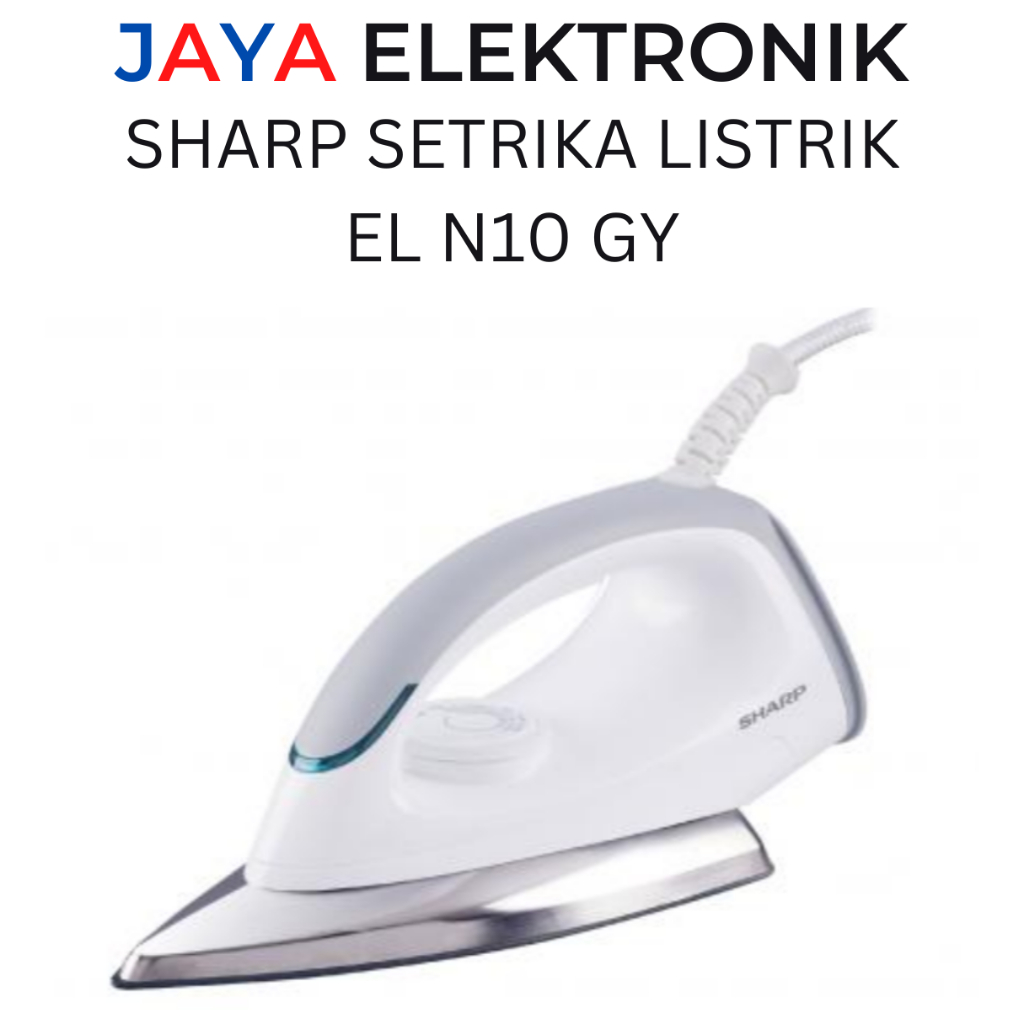 Jual Setrika Listrik SHARP EL N10 GY (GREY) | Shopee Indonesia