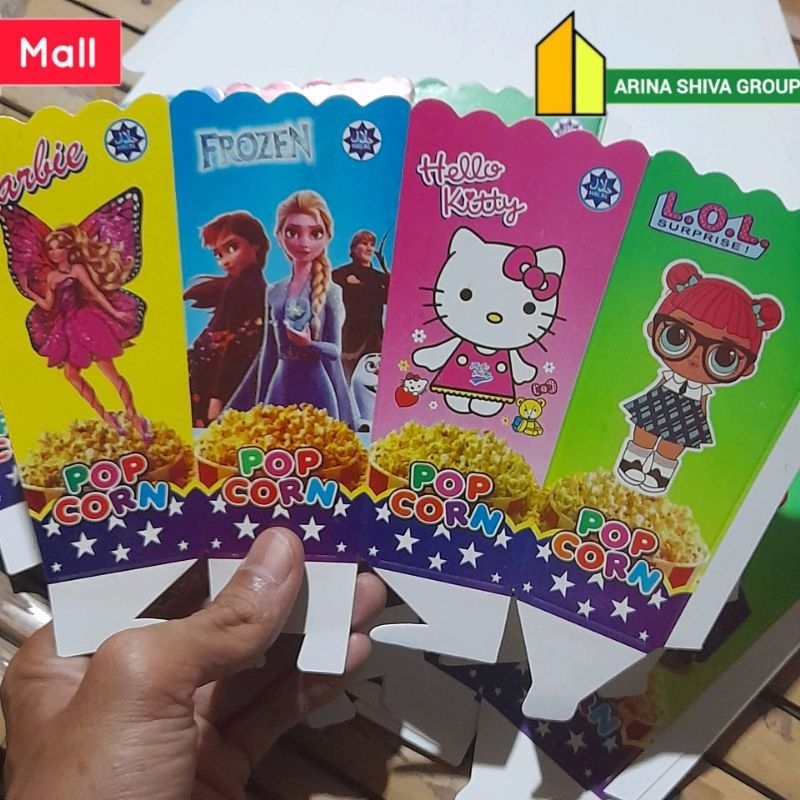 Jual 300 LEMBAR KERTAS POPCORN 12 × 6 BAHAN IVORI PUTIH | BOX KEMASAN ...
