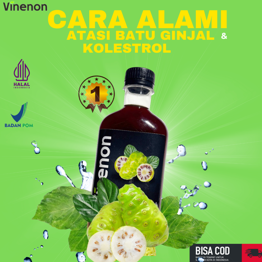 Jual VINENON ATASI BATU GINJAL - 100% BAHAN ALAMI - BPOM DAN HALAL MUI ...