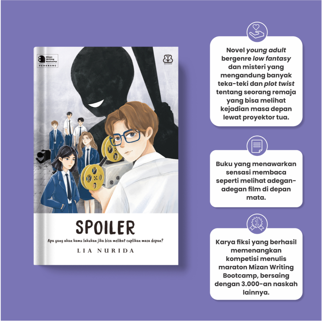 Jual [Mizan] Spoiler - Lia Nurida | Novel Remaja | Shopee Indonesia