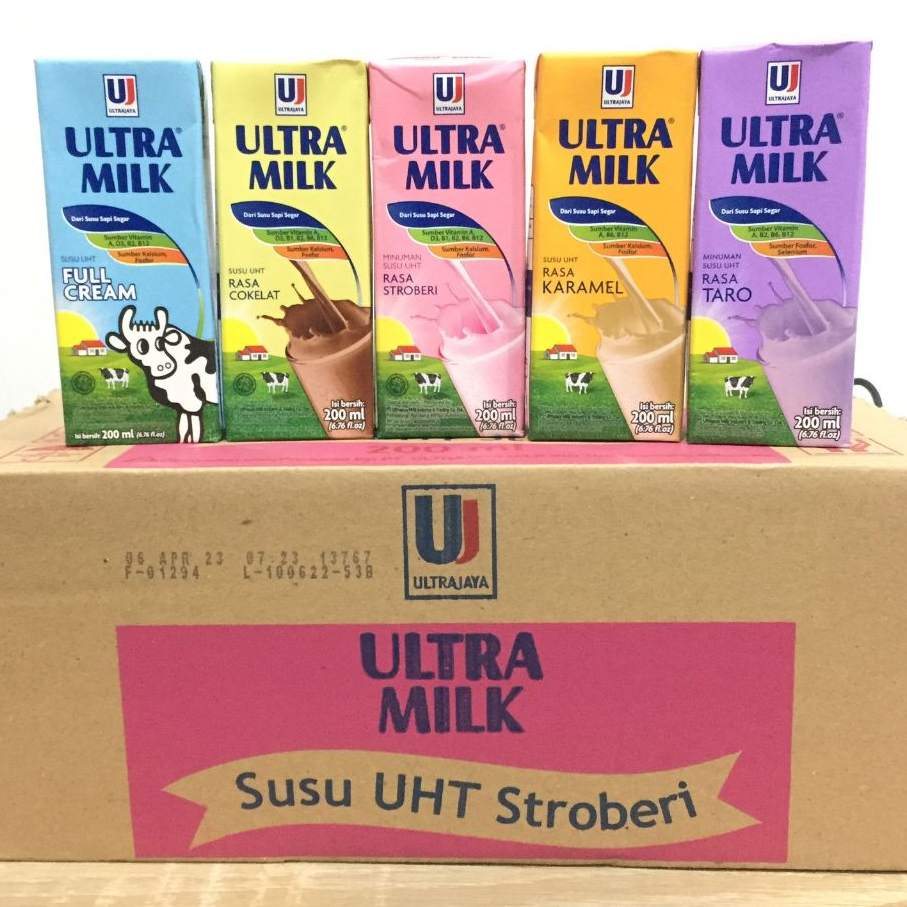 Jual 1 Dus Ultra Milk 200ml Isi 24 Pcs / Susu Ultra 1 Karton UHT Milk | Shopee Indonesia