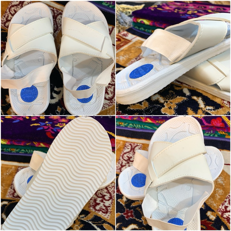 Jual Sandal Putih Haji Dan Umroh Pria & Wanita ~ Sendal Haji Spons For ...