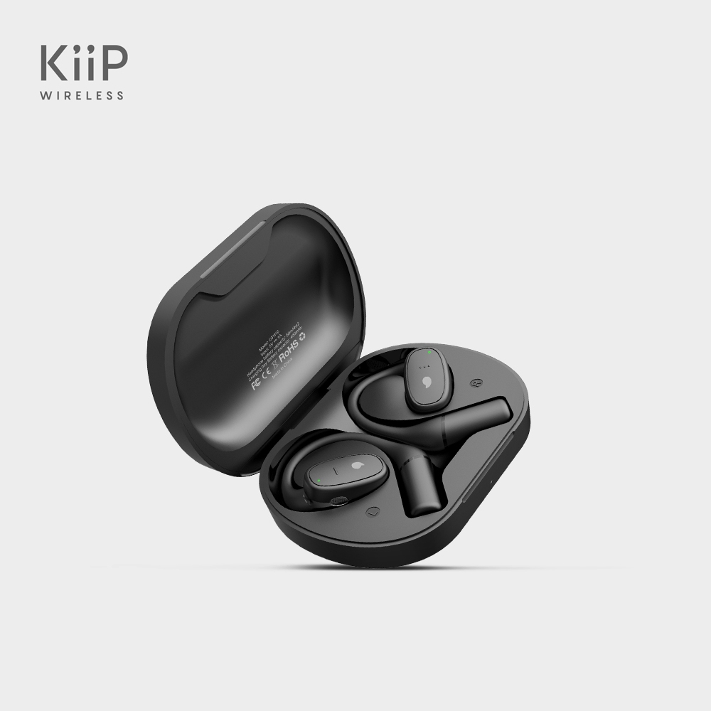 Jual KiiP Wireless DTH10 OWS Bluetooth Headset TWS Earphone Earhook ...