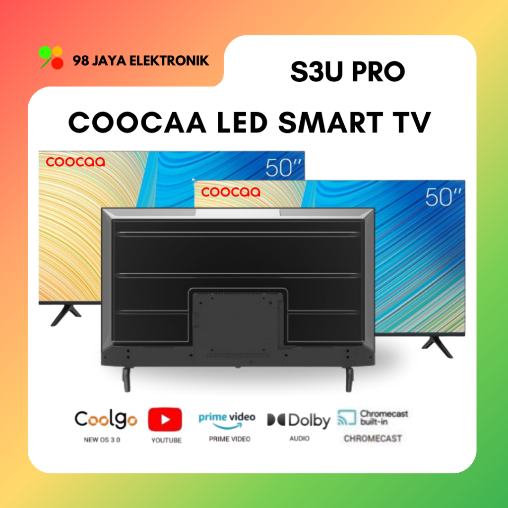 Jual COOCAA LED 50 INCH - 50S3U PRO - SMART TV - 4K UHD | Shopee Indonesia