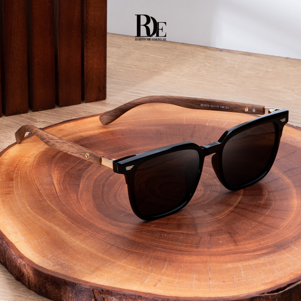Jual Robins Kacamata Kayu Wayfarrer Polarized Anti Radiasi Sunglasses TR Anti Silau Fashion Pria ...
