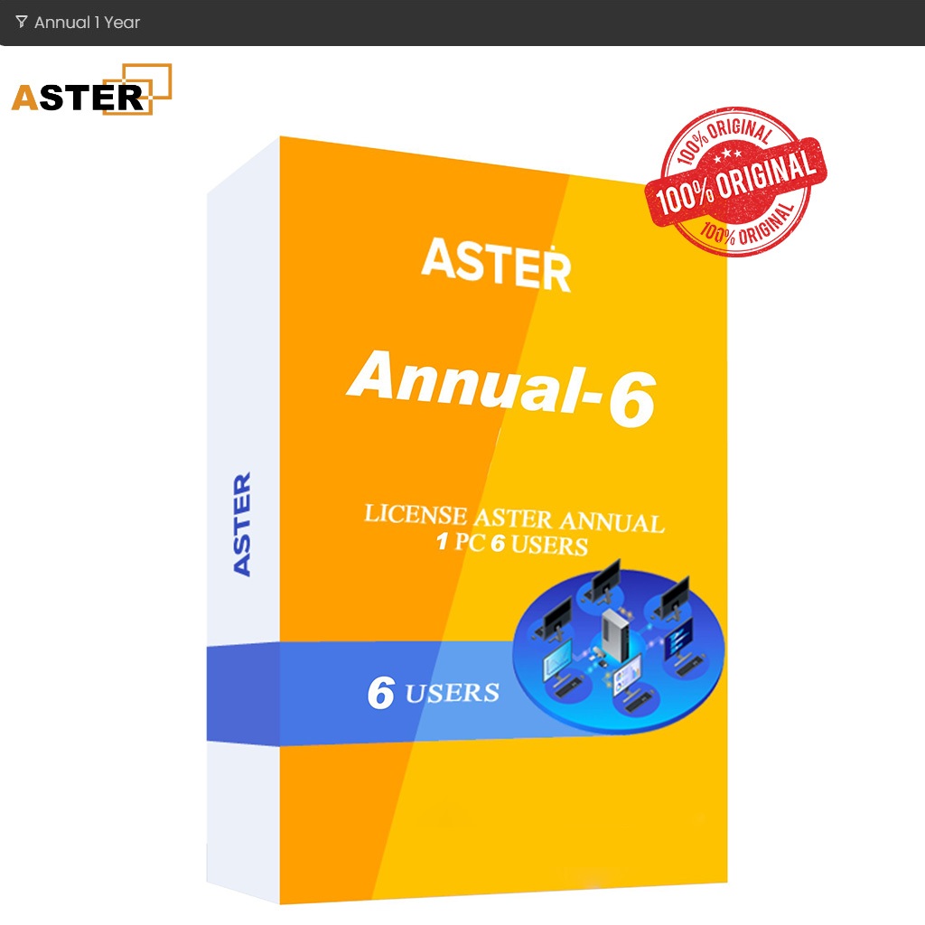 Jual ASTER Multiseat - Annual License 6 Workspaces | Shopee Indonesia