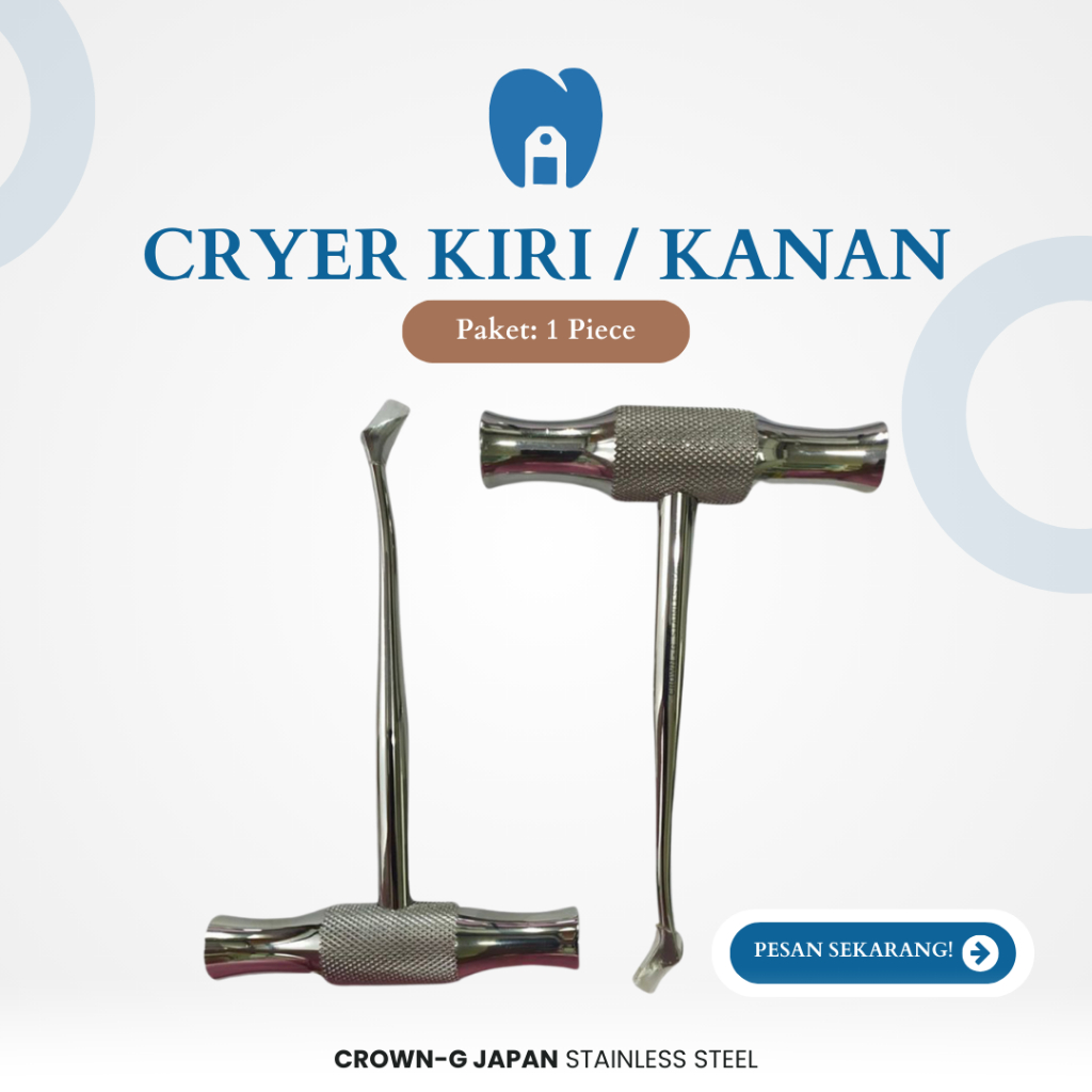 Jual Dental Cryer Kiri Kanan / Cryer T Hammer Luxator Bein Root ...