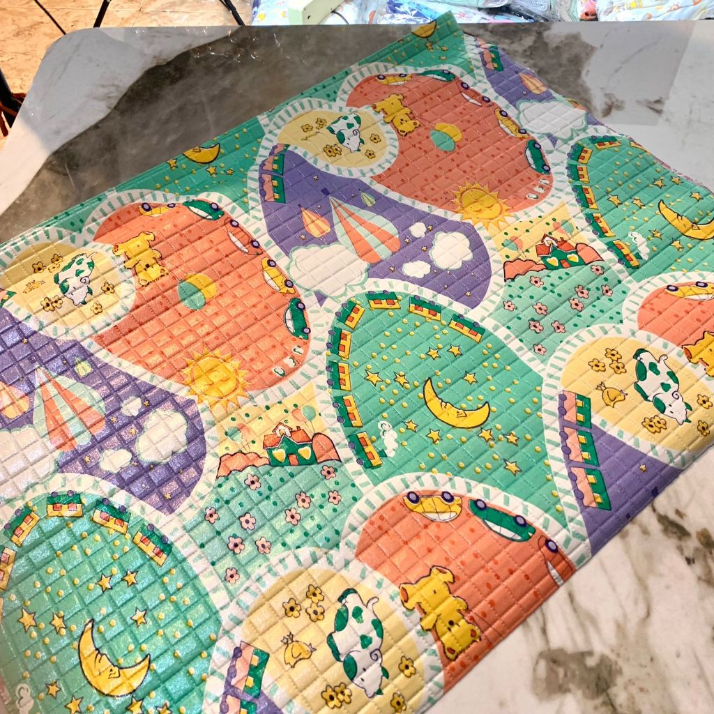 Jual MEGA 1 Pcs Alas Ompol Perlak Bayi Waterproof Perlak Printed Motif ...