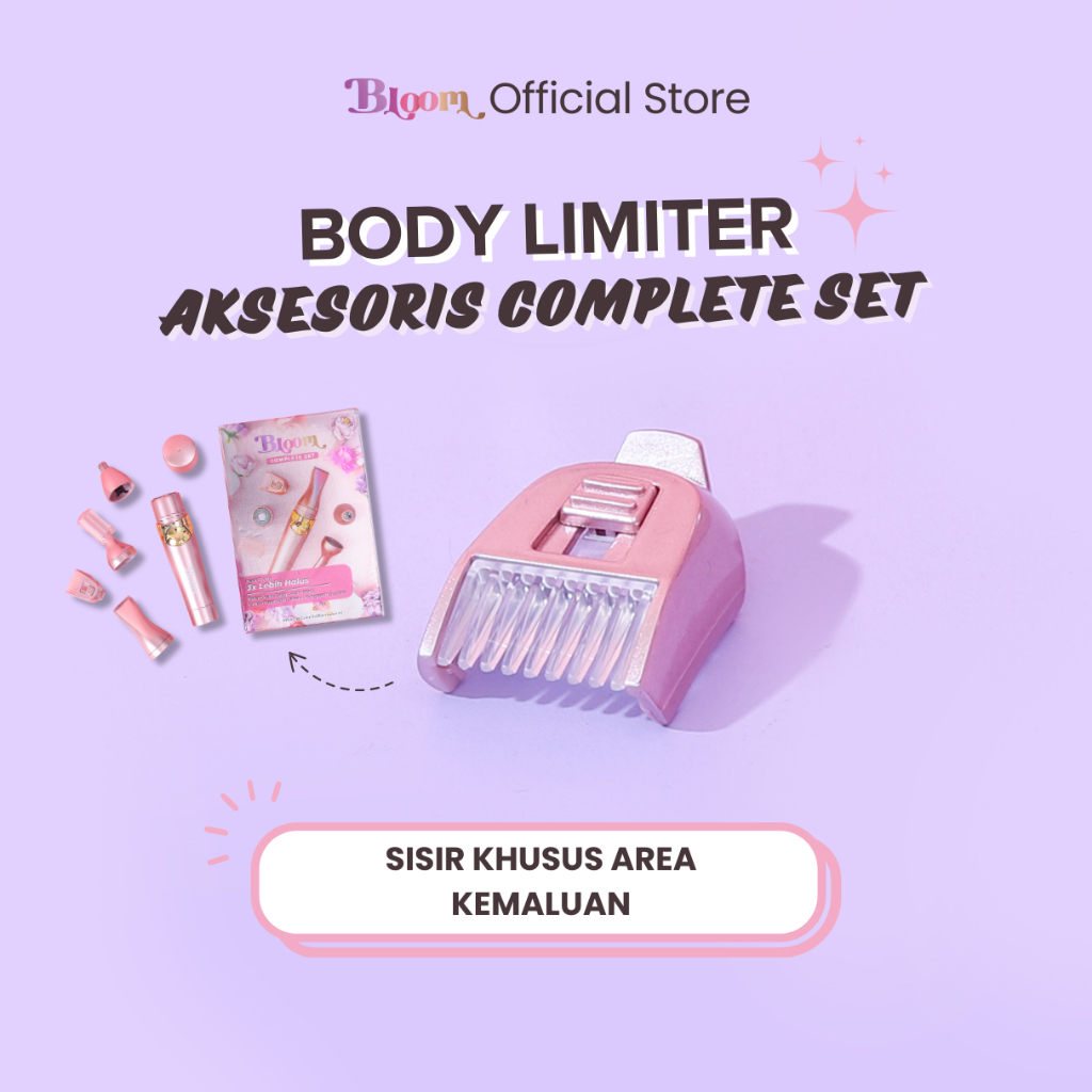 Jual BLOOM Body Limiter - Sisir Area Kemaluan Complete Set | Shopee ...