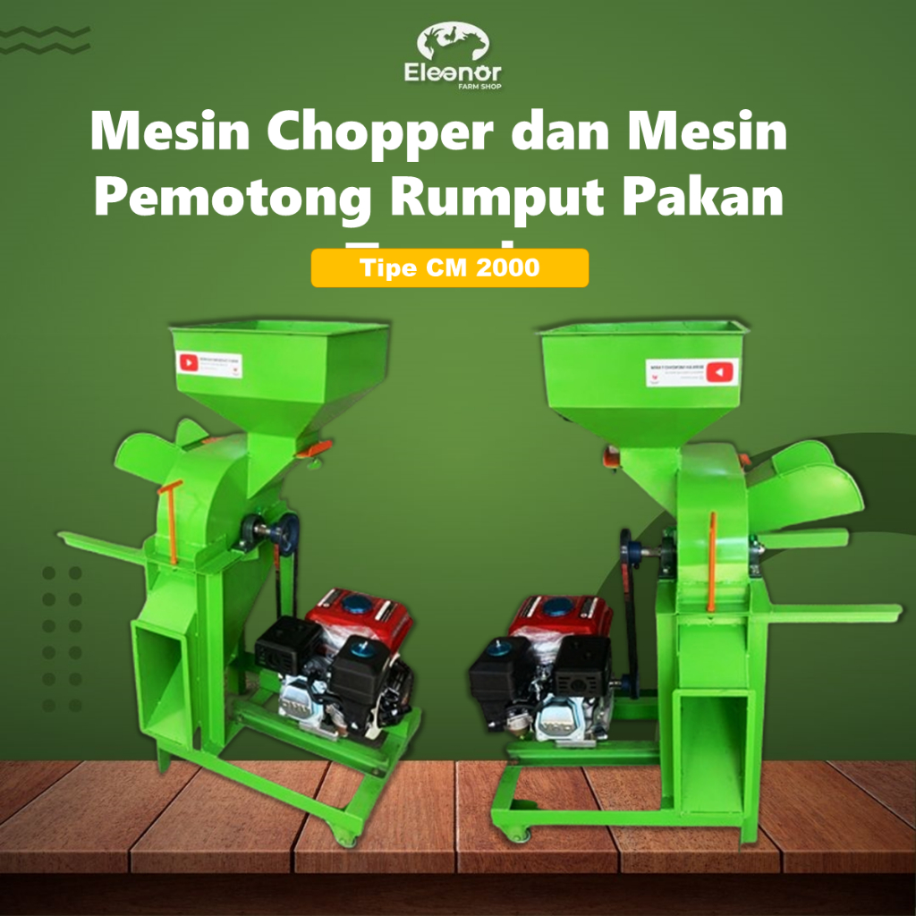 Jual Mesin Chopper Tipe CM2000 Multifungsi Mesin Potong Rumput Pakan ...