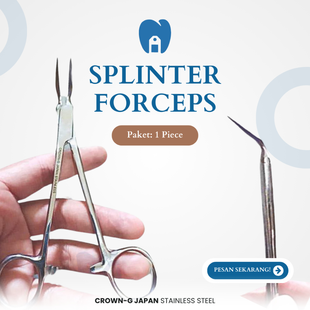 Jual Dental Splinter Forcep / Tang cabut sisa akar dental / root ...