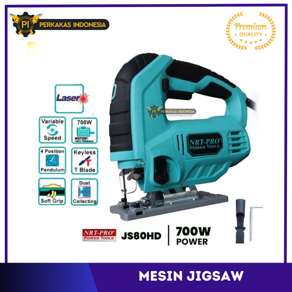 Jual NEW Jigsaw NRT PRO JS80 HD Mesin Jig Saw JS80HD Gergaji Potong ...