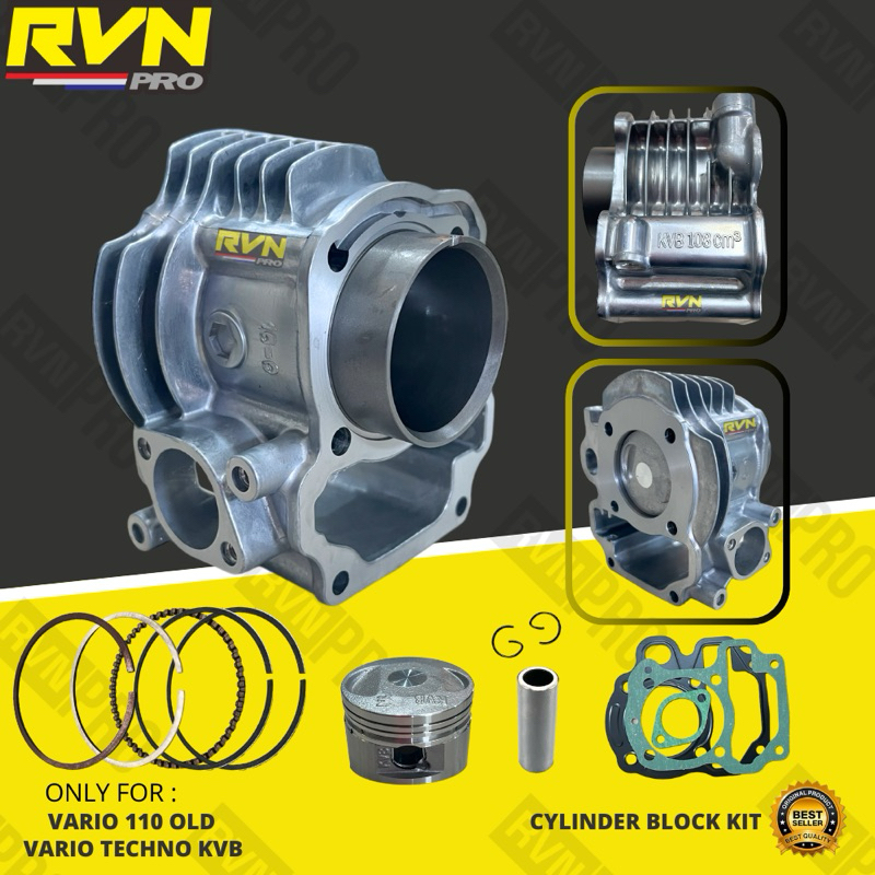 Jual BLOK BLOCK SEHER BORING KOMPLIT ISI PISTON KIT VARIO 110 KARBU LAMA TECHNO KVB STANDAR ...