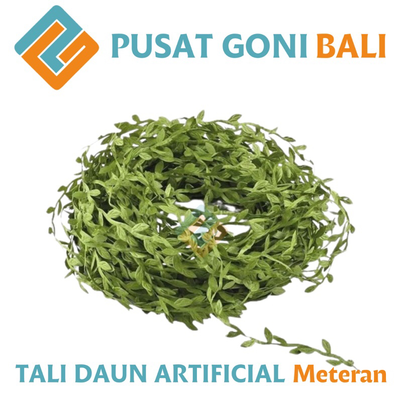 Jual Tali Daun Artifical Meteran - Artificial Leaf - Pita Daun Dekorasi ...