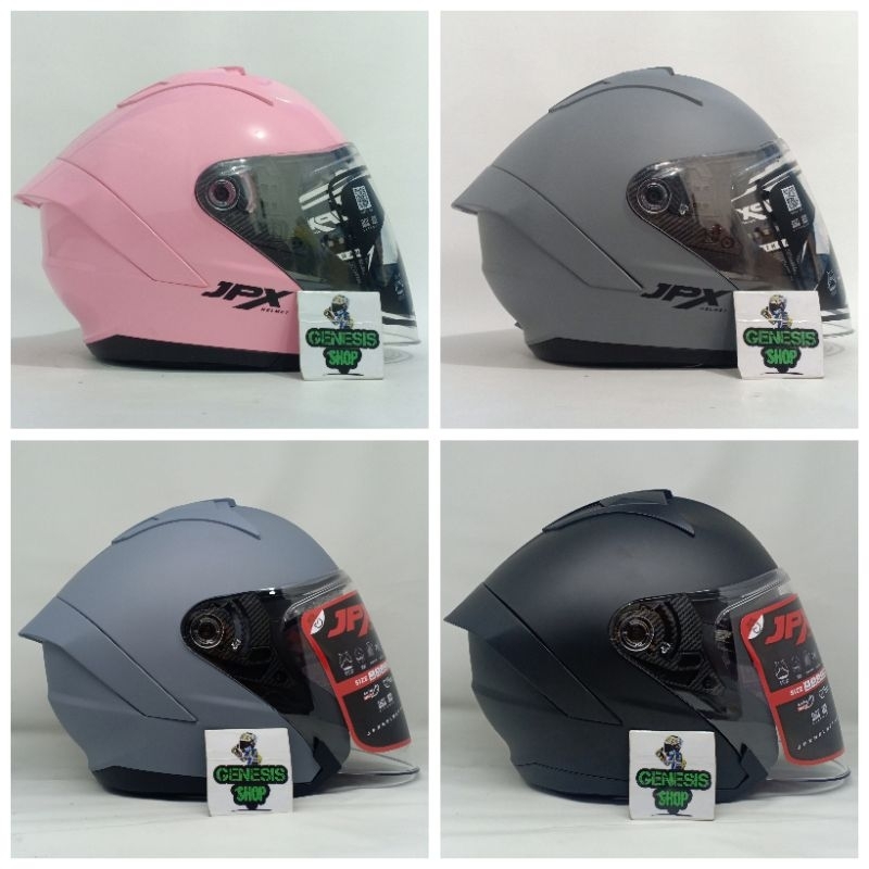 Jual Helm JPX half face NOVA X solid polos | Shopee Indonesia