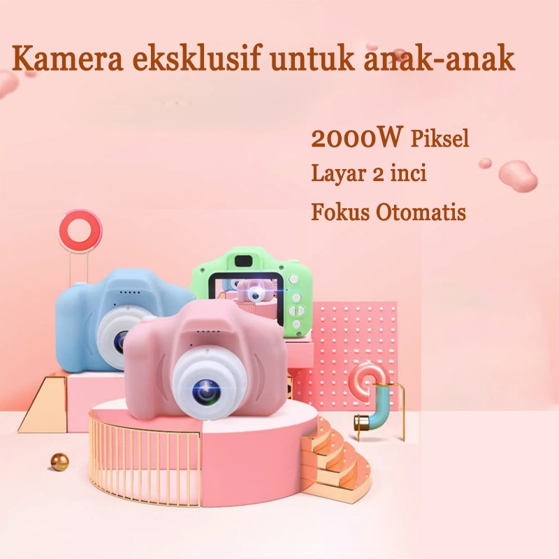 Jual Kamera Mini Kamera Anak 2000W Piksel | Shopee Indonesia