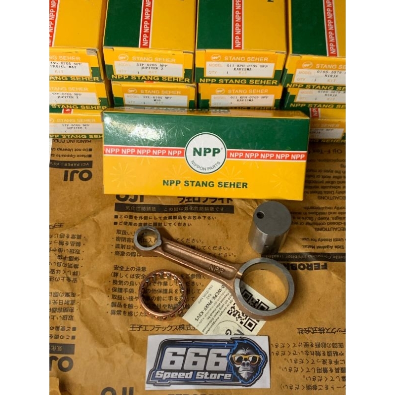 Jual STANG SEHER PISTON CONROD KIT SET KARISMA/BEAT/GRAND C SERIES/MIO ...