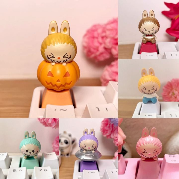 Jual Labubu The Monster Keycaps Mechanical Keyboard ; Artisan keycaps ...