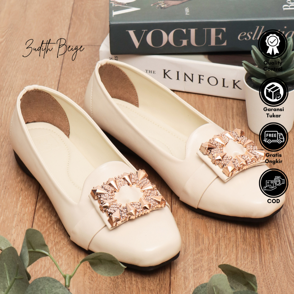 Jual QUINCE Zudith Flats | Shopee Indonesia