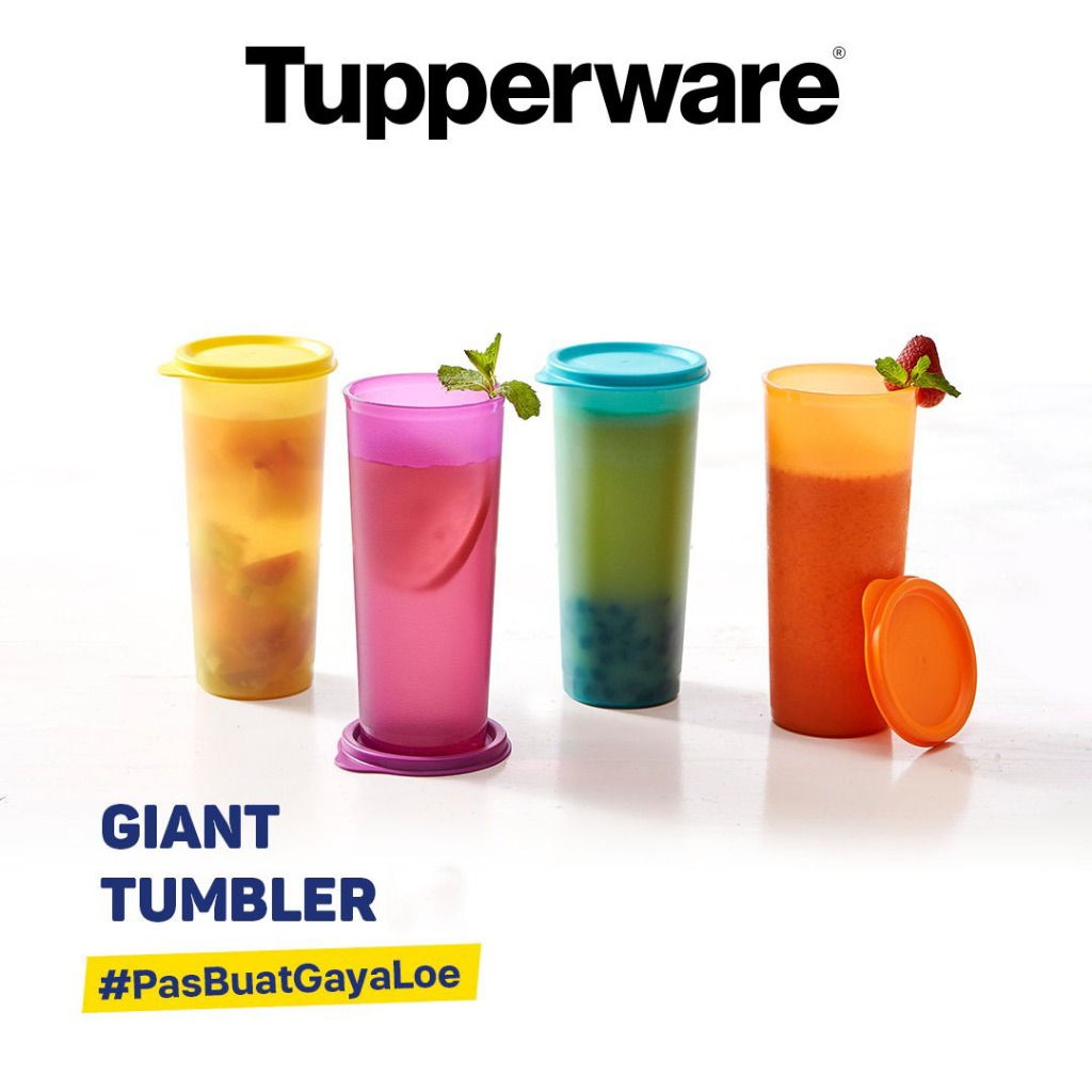 Jual Botol Minum Tupperware - Giant Tumbler 470ml | Water Bottle Edisi ...