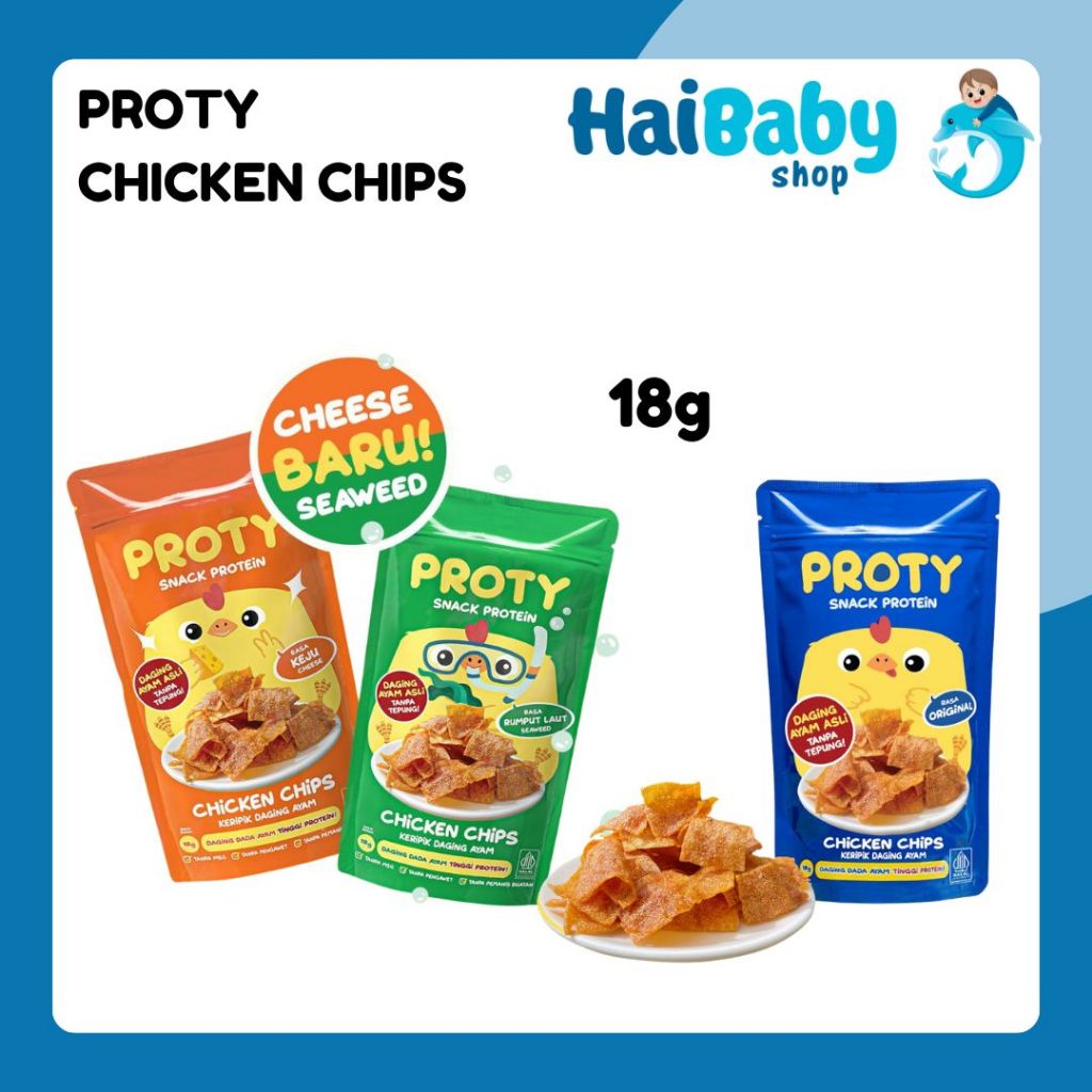 Jual Proty - Snack Protein - Chicken Chips - Keripik Daging Ayam Krispi ...