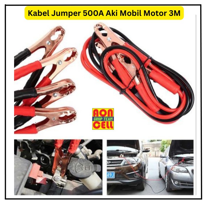 Jual Kabel Jumper 500A Aki Mobil Motor Car Emergency Battery Accu Cable ...