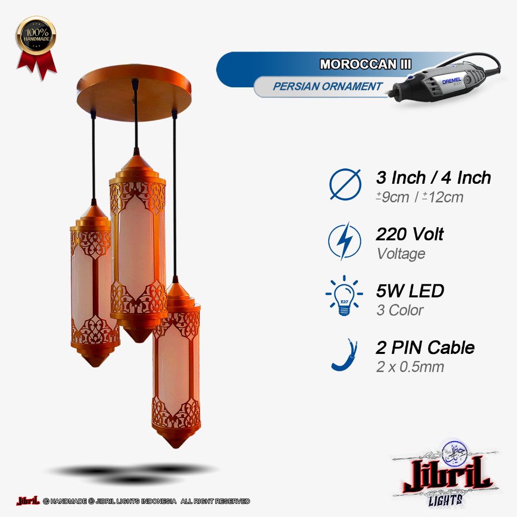 Jual Jibril Lights Lampu Hias Gantung Moroccan III Arabic Ornament ...