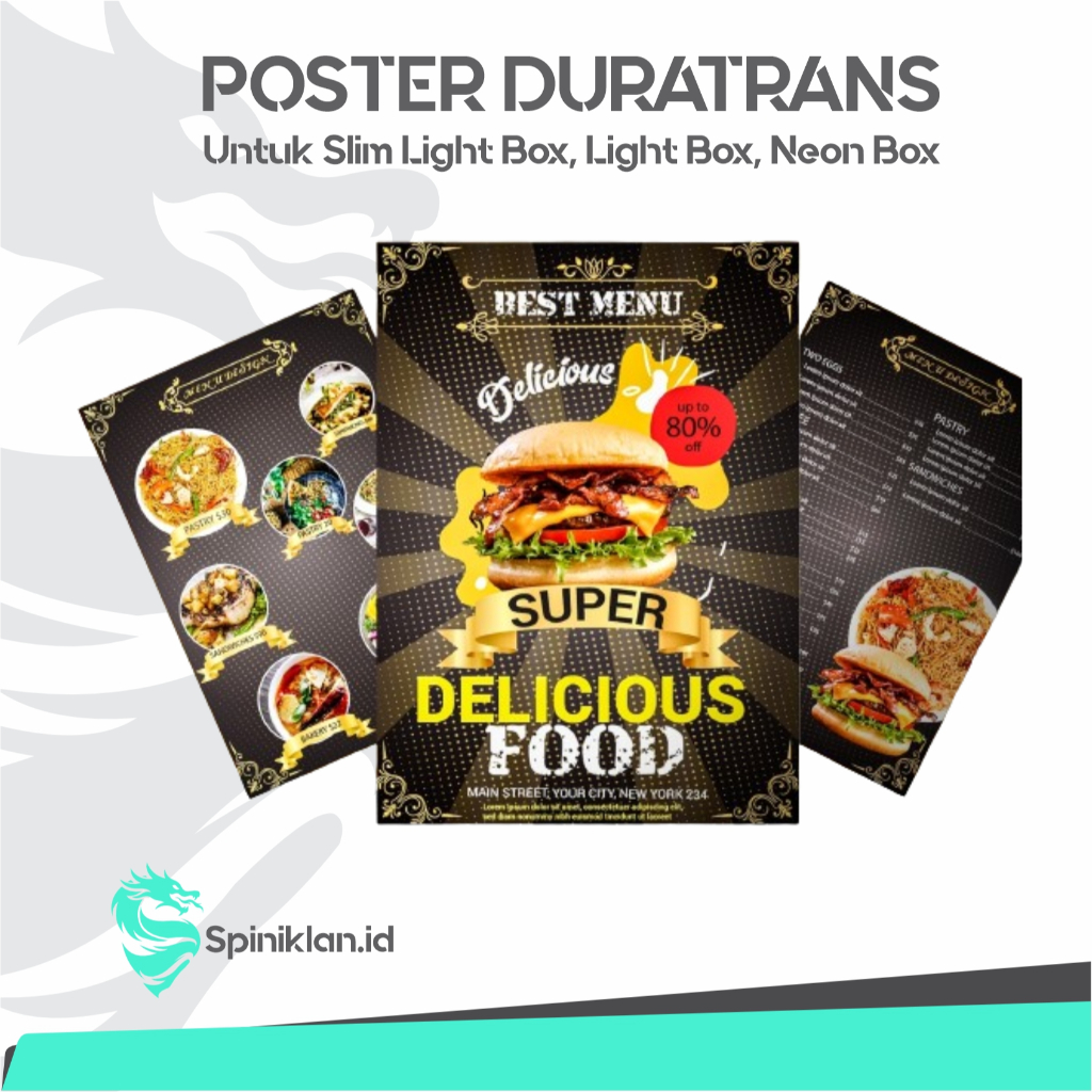 Jual Poster Duratrans For Slim Light Box Uk L Spiniklan.id | Shopee ...